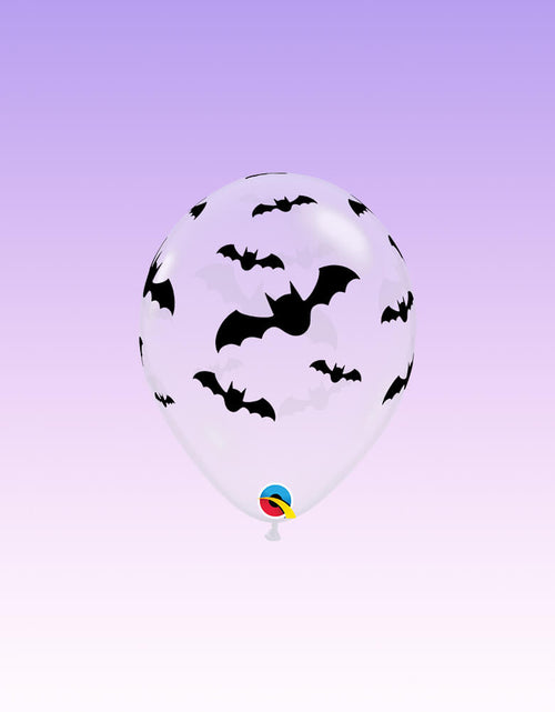 Bats Clear Latex Balloon Mix (Set of 6)