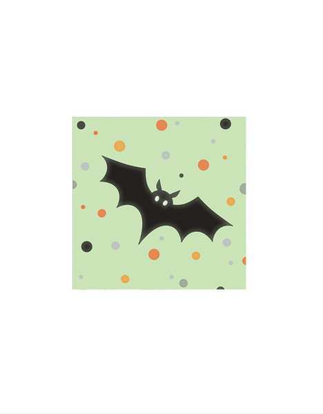 Batty Night Glow In The Dark Small Napkins (Set of 20) – Momo Party