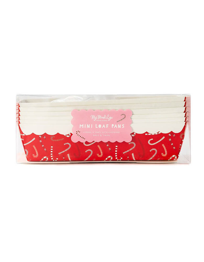 Candycane Loaf Pan Set (Set of 6)
