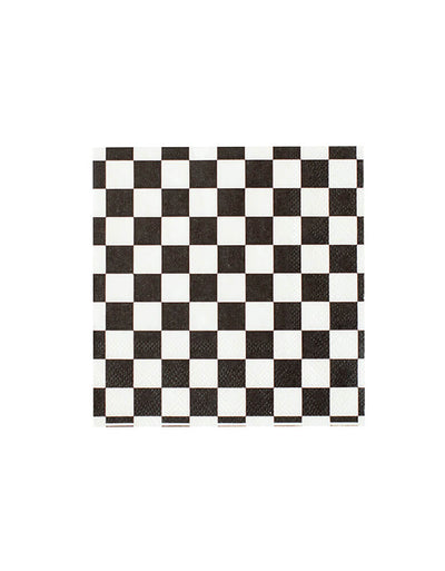 Check It! Large Checkered Napkins (Set of 16)