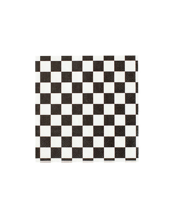 Check It! Large Checkered Napkins (Set of 16)