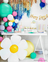 Daisy Foil Mylar Balloon