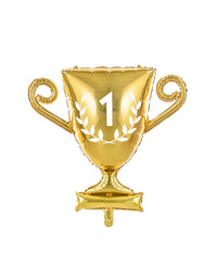 Gold Cup Trophy Foil Mylar Balloon
