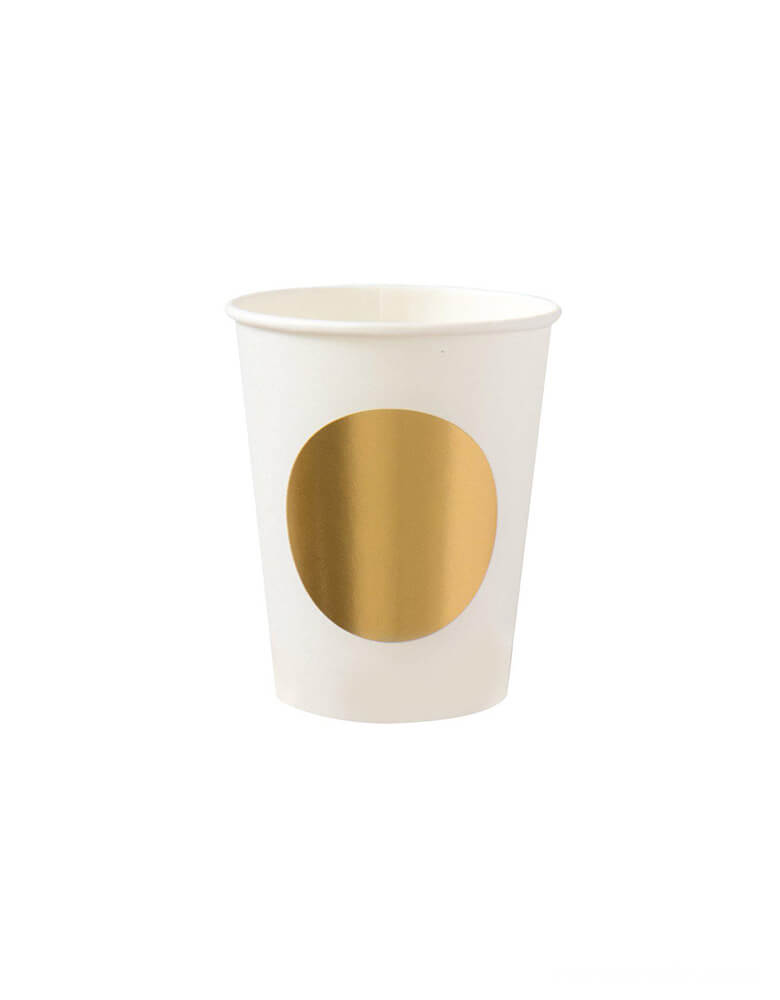 Gold Dot Cups (Set of 8)