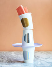 Gold Dot Cups (Set of 8)