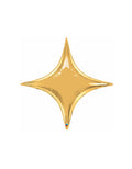 Gold Starpoint Foil Mylar Balloon