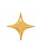 Gold Starpoint Foil Mylar Balloon