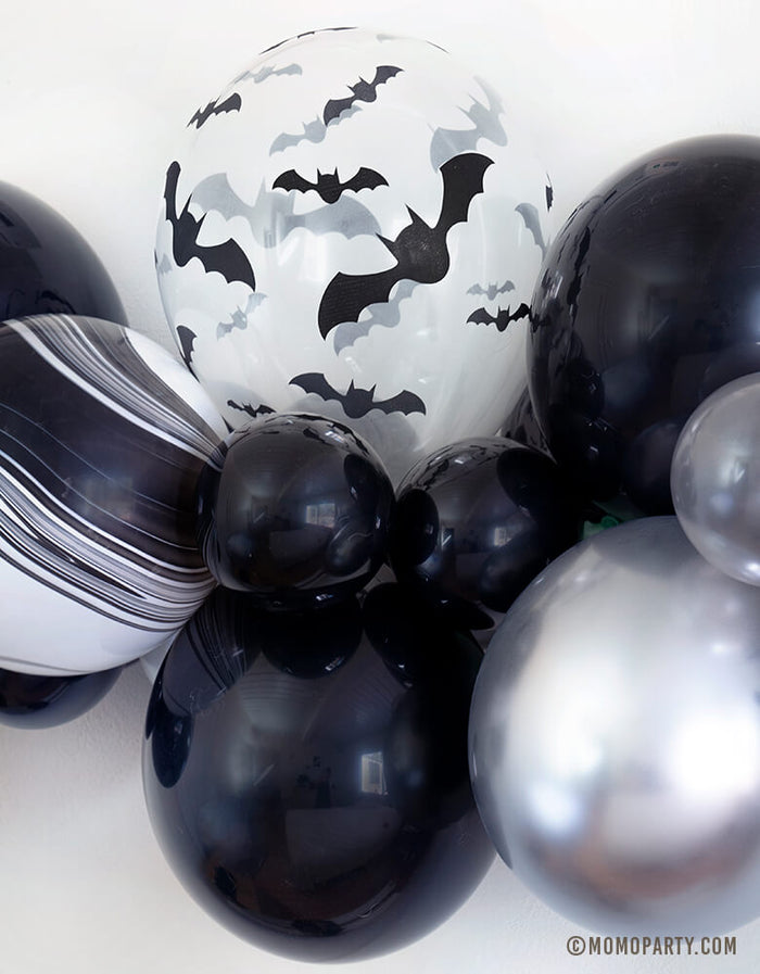 Bats Clear Latex Balloon Mix (Set of 6)