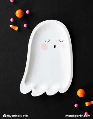 Trick or Treat Ghost Shaped Plates (Set of 8)