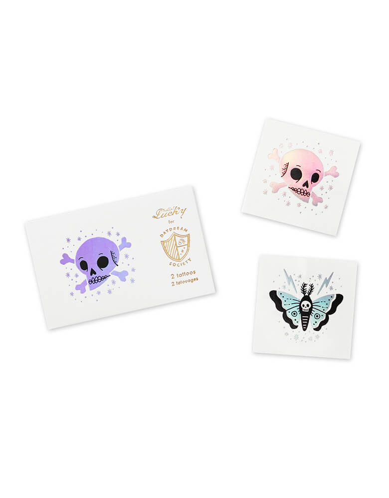 Halloween Doomsday Temporary Tattoos (Set of 2)
