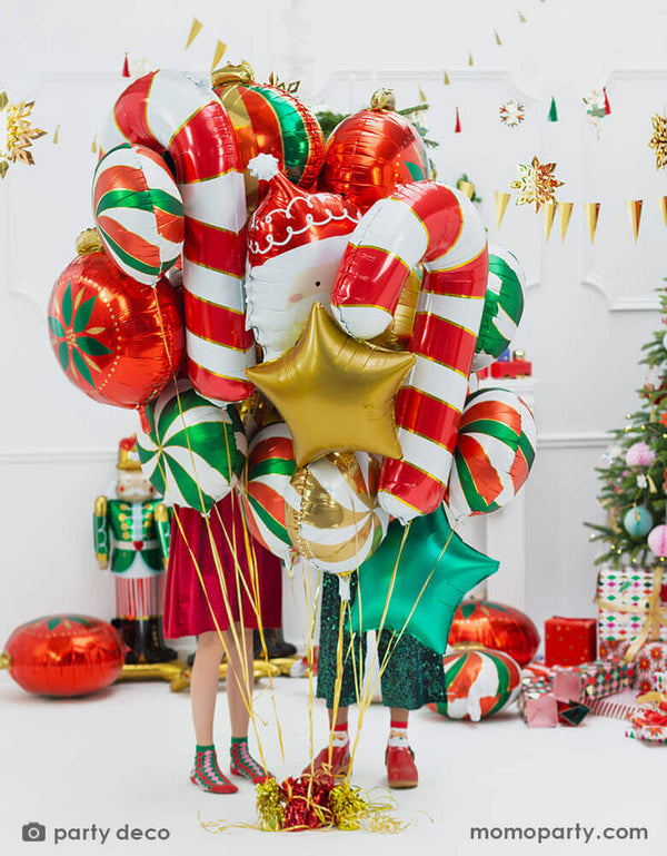 Red Christmas Ornament Foil Balloon