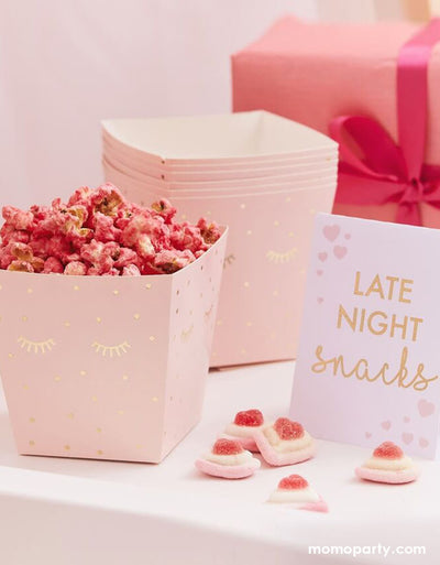 Late Night Snack Midnight Treat Boxes (Set of 8)