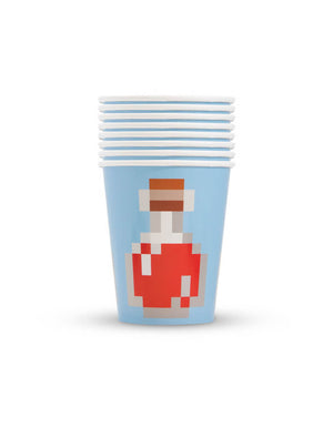 Minecraft Paper Party Cups (Set of 8)