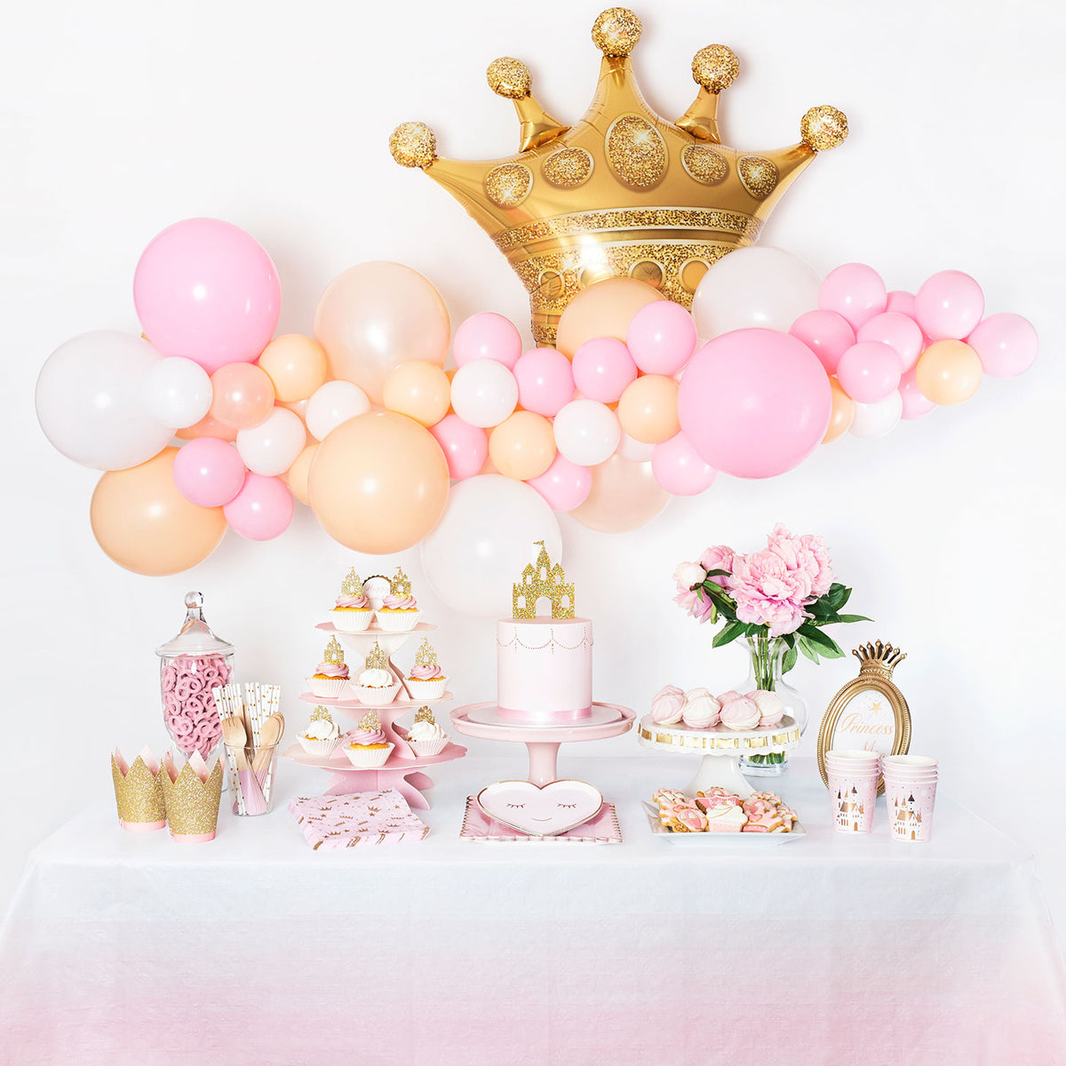 princess theme balloons