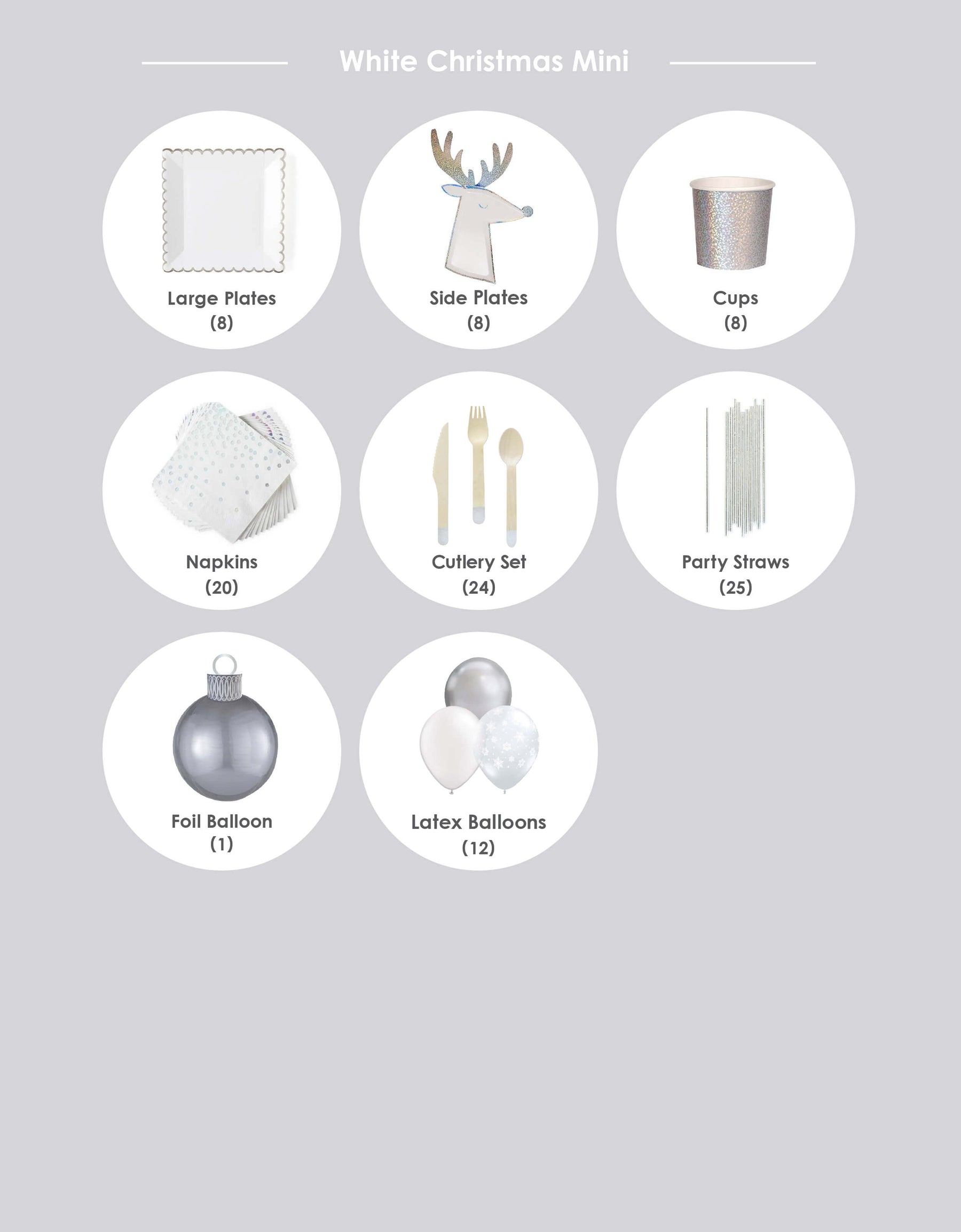 White Christmas Holiday Boxes