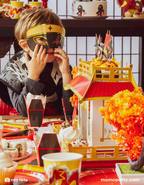 Ninja Party Masks (Set of 8)