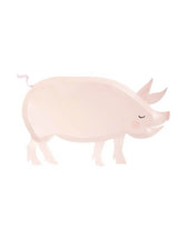 On the Farm Pig Plates (Set of 12)