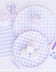 Check It! Purple Checkered Dinner Plates (Set of 8)