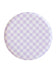 Check It! Purple Checkered Dinner Plates (Set of 8)