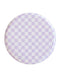 Check It! Purple Checkered Dinner Plates (Set of 8)