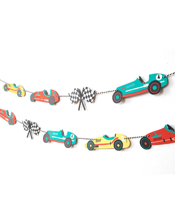 Race Car Garland Set