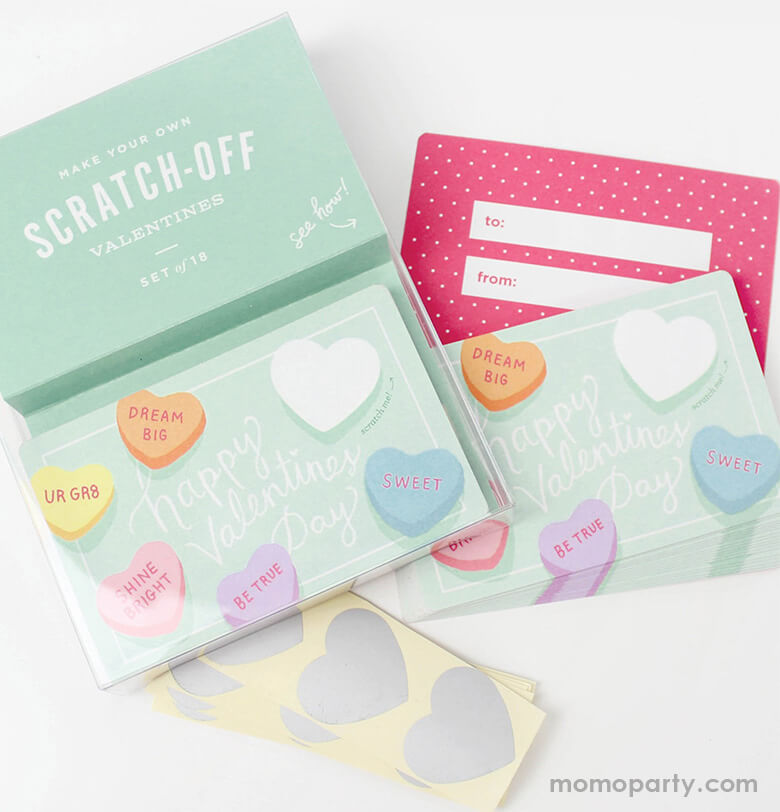 Sweet Valentine's Scratch-Off Cards – Momo Party