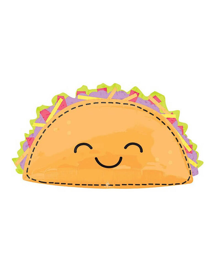 Taco Fun Foil Mylar Balloon