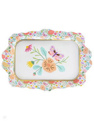 Tea Party Paper Trays (Set of 4)