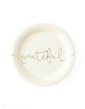 Thankful Grateful Plates (Set of 8)