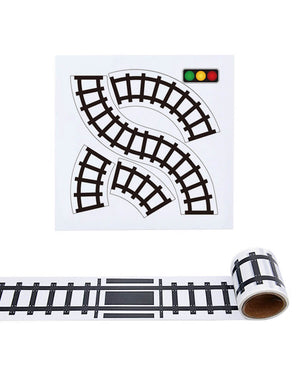 Train Track Tape & Curve Set
