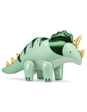 Triceratops Standing Foil Balloon