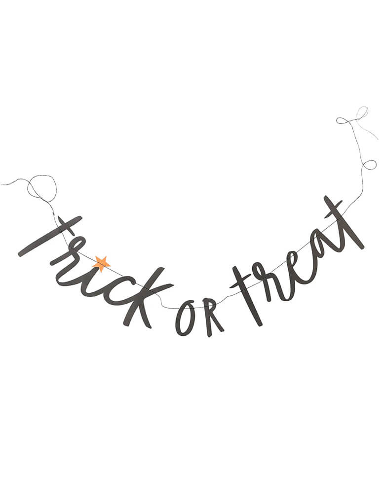 Trick or Treat Word Banner – Momo Party