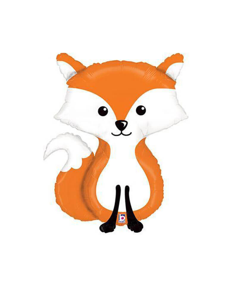 Fox Foil Mylar Balloon – Momo Party