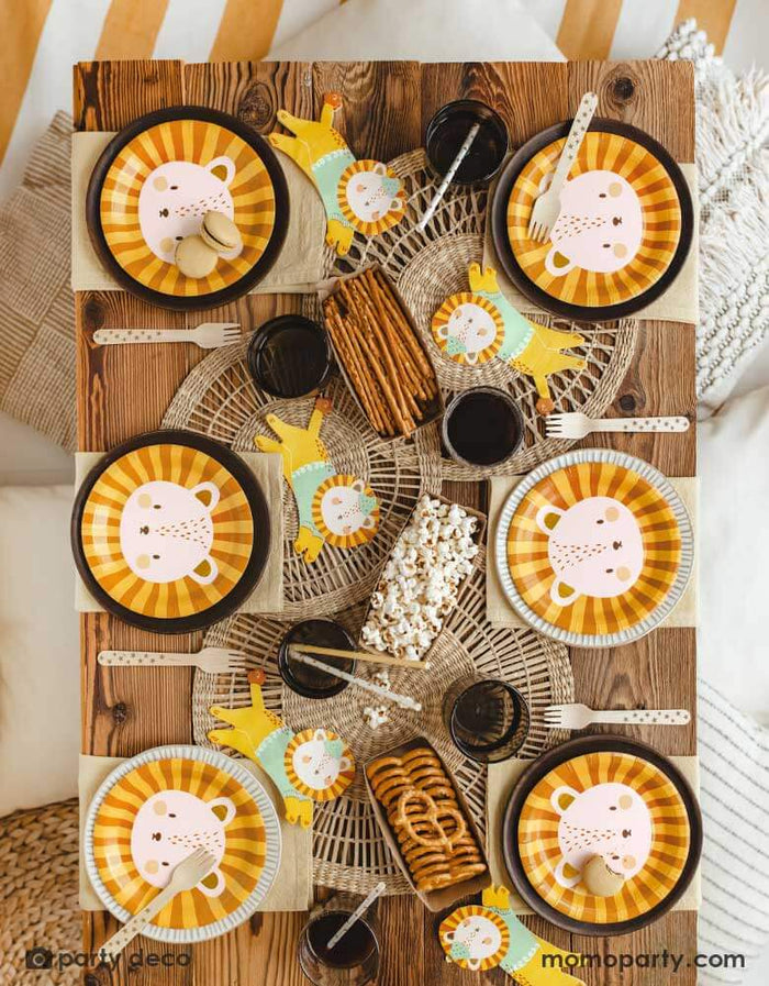 Wild One Lion Side Plates (Set of 6)