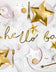 Hello Baby Gold Banner
